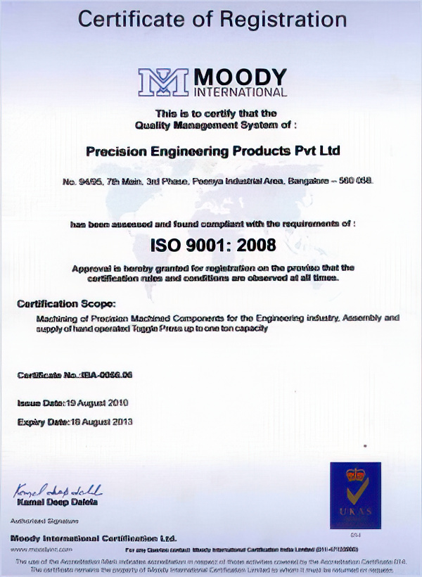 Quality | Precision Engineering Products Pvt. Ltd.